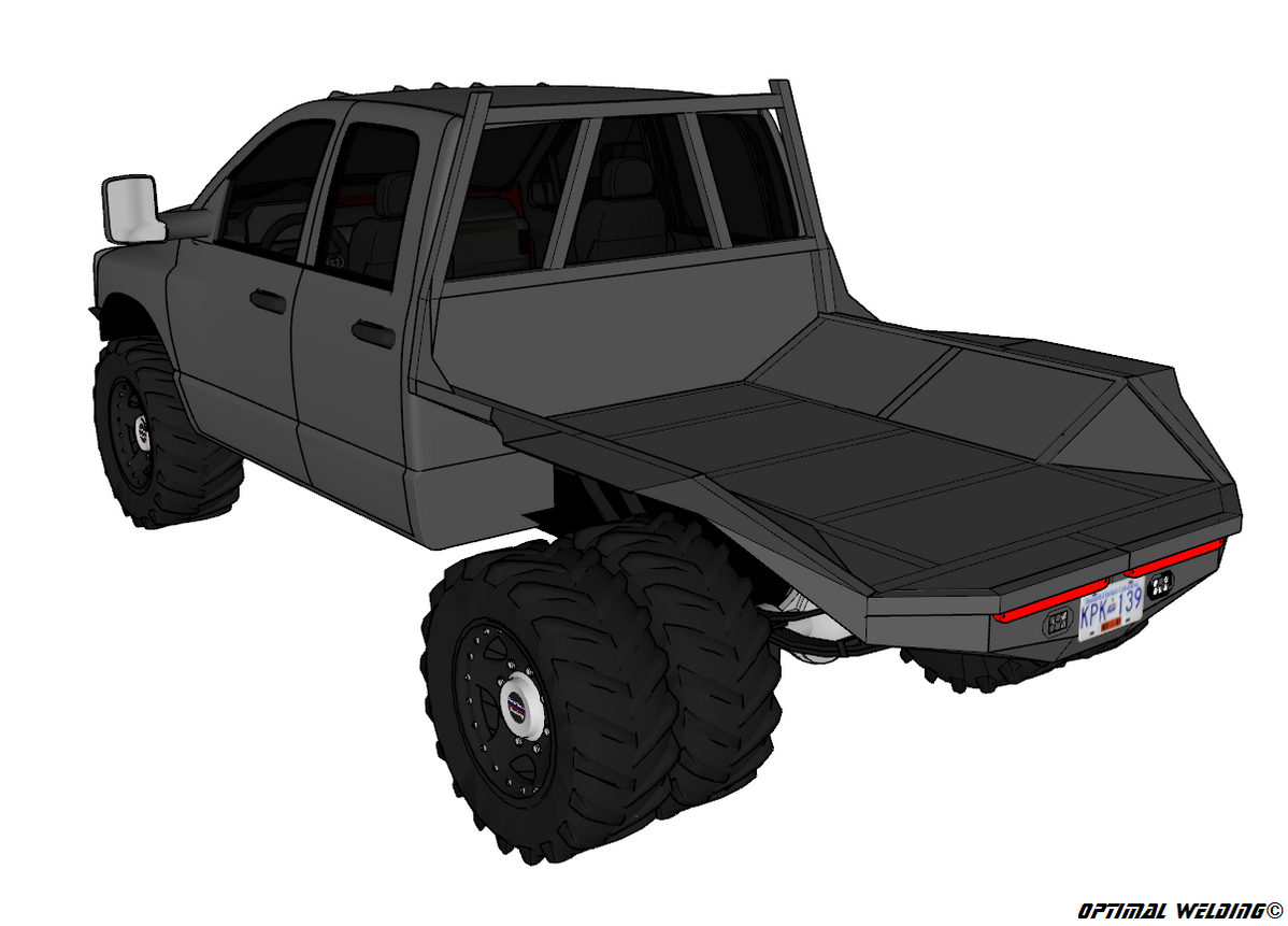 94-14 DODGE SHORT BOX DRW OFF-ROAD DECK PLANS — Optimal Industries